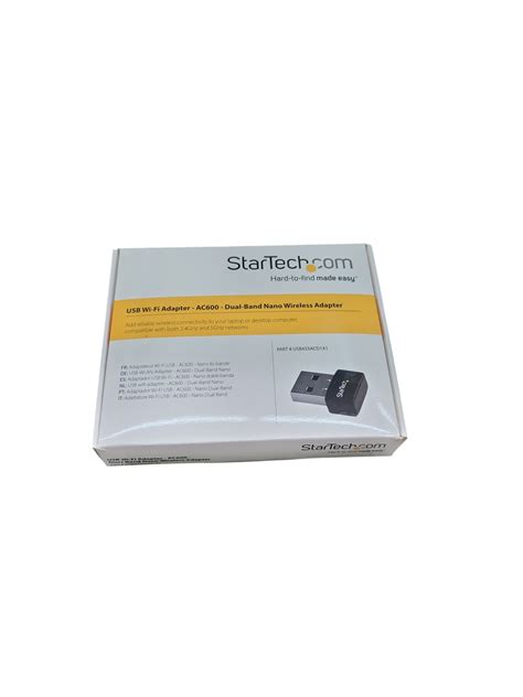 Startech Usb Wi Fi Adapter Ac600 Dual Band Nano 24ghz5ghz Usb433a