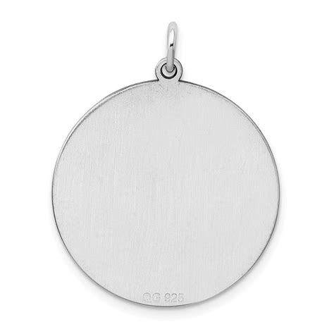 Craft Supplies And Tools Sterling Round Tag 4mm 5mm 10mm 12mm 15mm