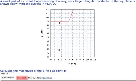 Solved A Small Part Of A Current Loop Consisting Of A Very