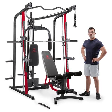 Marcy Deluxe Smith Cage Home Gym Academy