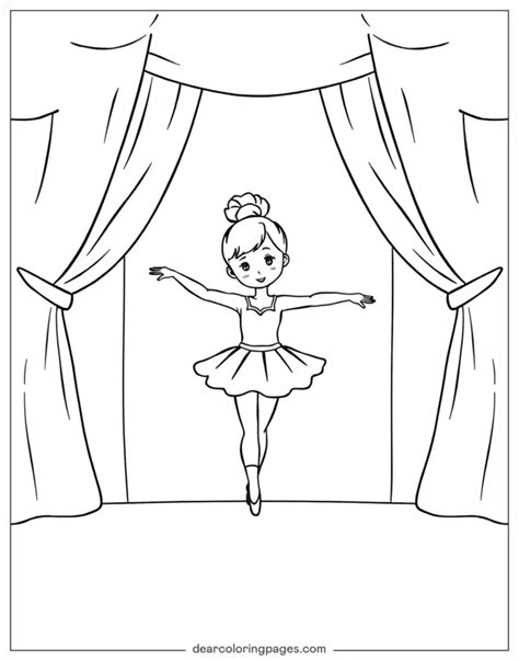 발레리나 색칠공부 21개의 무료 인쇄 가능한 생성 디자인