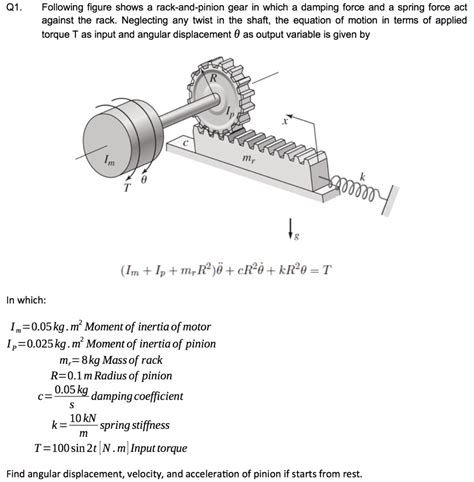 Rack And Pinion Calculation Formulas At Mary Sinclair Blog