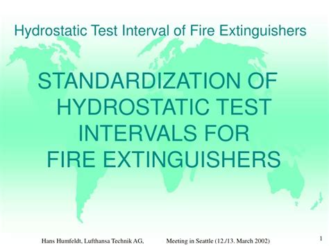 PPT Hydrostatic Test Interval Of Fire Extinguishers PowerPoint Presentation ID