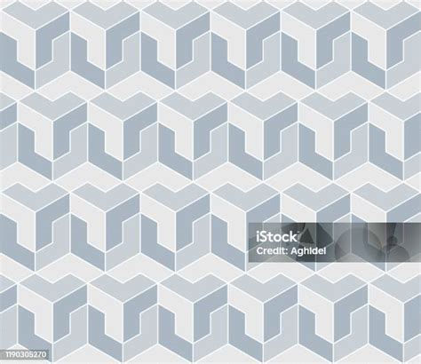 회색 기하학적 모양입니다 벡터 원활한 패턴 흰색 간단한 기하학적 연속 배경입니다 시각적 환상 섬유 페인트 직물 반복 시계 포장지