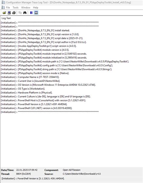 Psadt 4 0 5 Logfile Seems Not To Be Working General Discussion