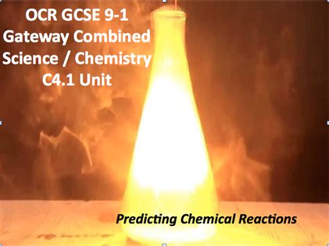OCR GCSE 9 1 Gateway Combined Science Chemistry Units 1 6 Teaching Resources