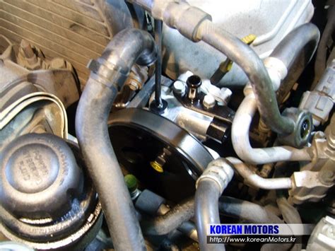 뉴ef소나타 엔진소음으로 파워스티어링 펌프 교환 정비 코리언모터스 부산자동차정비 네이버 블로그