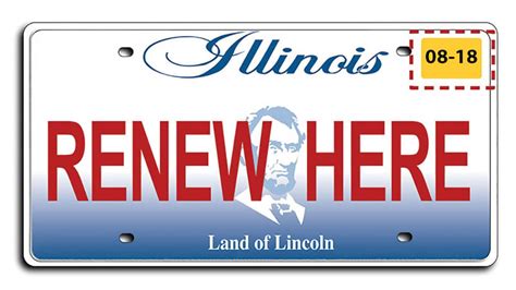 Illinois Motorists Encouraged To Renew License Plate Stickers Online