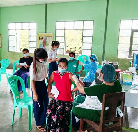 ပိုင်ကျုံမြို့၌ ဒုတိယအသုတ် ပထမ အကြိမ် ကိုဗစ် ၁၉ ရောဂါ ကာကွယ်ဆေး လာရောက်ထိုးနှံသူ ၂ ရက်အတွင်း