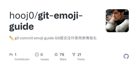 Github Hooj0git Emoji Guide Pencil2 Git Commit Emoji Guide Git提交 Github Hooj0git Emoji Guide Pencil2 Git Commit Emoji Guide Git提交
