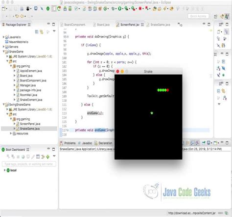 Java Snake Game Example Java Code Geeks