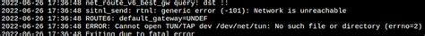 openvpn error cannot open tun tap dev dev net tun no such file or
