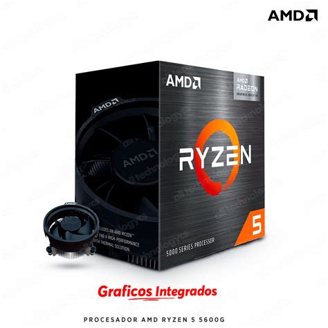 Procesador AMD Ryzen 5 5600G / Hasta 4.4GHz, 6 Core – 12 Hilos ...