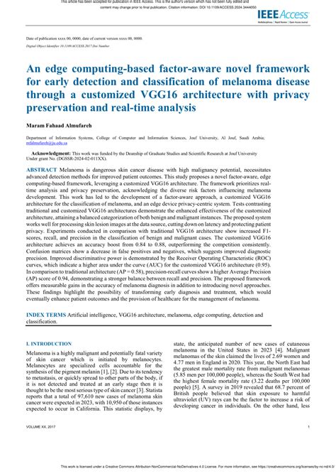Pdf An Edge Computing Based Factor Aware Novel Framework For Early Detection And