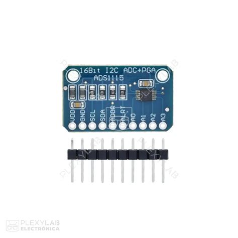 Módulo Ads1115 Conversor Analógico Digital Adc De 16 Bits Plexylab