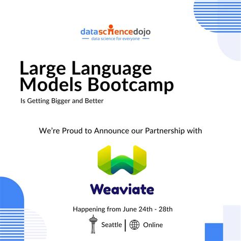 Weaviates Llm Bootcamp On Vector Databases Data Science Dojo Posted On The Topic Linkedin