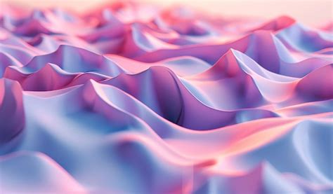 Premium Photo Serene Pastel Waves Abstract Background