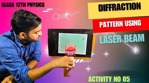 Diffraction Pattern Using A Laser Beam Activity 05 Grating Class12thphysics