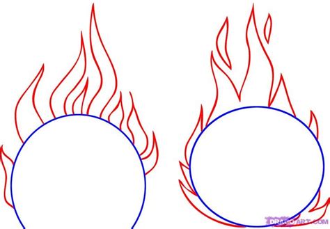 How To Draw Flames Step 2 Happy Drawing Drawings Drawing For Beginners