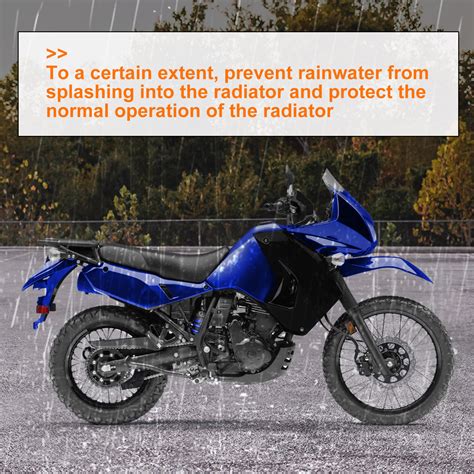 Right Radiator Shroud Plastic Black For 2008 2018 Kawasaki Klr650 Ebay