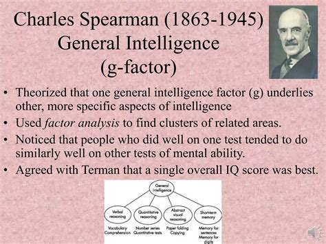 Charles Spearman G Factor