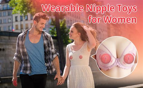 Yulike Vibrating Nipple Clamps For Women Sexual Pleasure