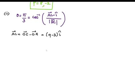 SOLVED Relative To A Fixed Origin O The Point A Has A Position Vector I J The Point B