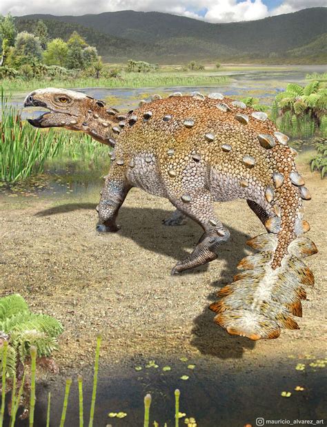 Newly Discovered Dinosaur Had A Unique Weaponized Tail Iflscience