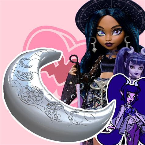 🪄 Claire De Luna Hairclip Clairvoyant Moonspell Magic Monster High