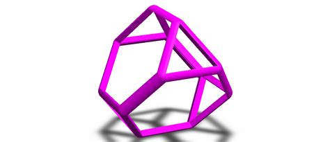 Stl File Wireframe Shape Truncated Tetrahedron 🎨・3d Printing Model To Download・cults