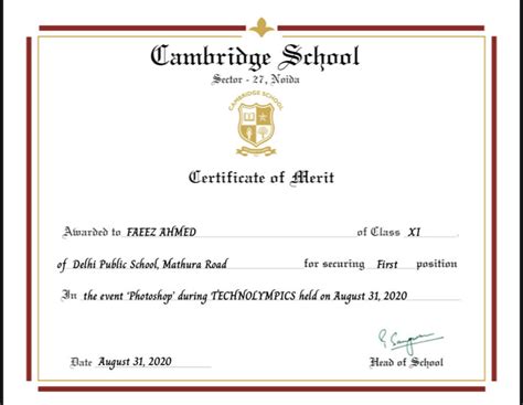 received a certificate of merit for designing a movie poster faeez ahmed