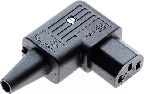 C13 Rewireable Iec Connector 10a Right Angle Iec320 C13 Connectors 3