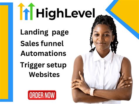 Gohighlevel Automation Website Go High Level Sales Funnel Landing Page Upwork