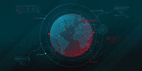 행성 검색을 위한 미래 지향적인 소프트웨어 인터페이스의 설계 미국에 대한 스톡 벡터 아트 및 기타 이미지 미국 어두운 색