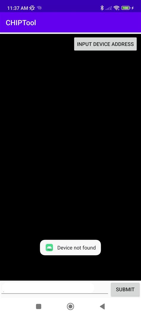 Chiptool Device Not Found After Attempting To Commission The Same