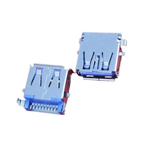 Conector Usb Tipo A Hembra Con Pines Rectos Cortos X X Mm Para Soldar