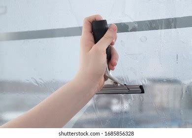 Installing Process Tint Glass Film Window Stock Photo 2442068939 Shutterstock