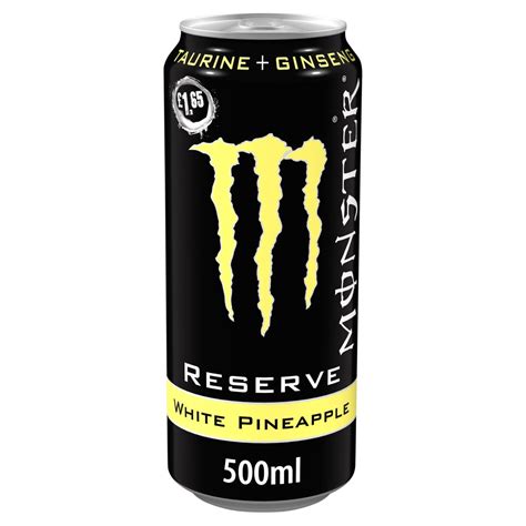 Monster Energy Drink Reserve White Pineapple 500ml PMP £1.65 | Best-one
