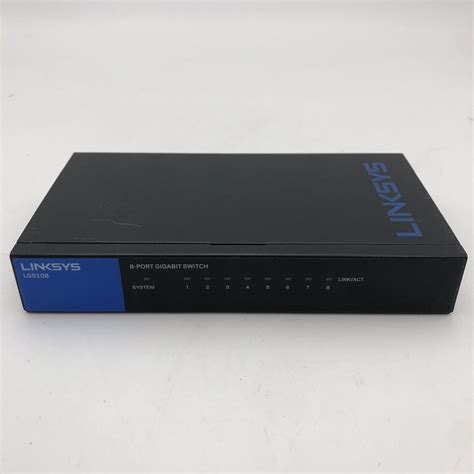 Used Linksys Lgs108 8 Port Gigabit Ethernet Network Switch Power Tested Read Ubb Threads