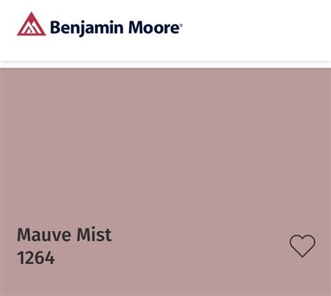 Mauve Mist By Benjamin Moore Idée Salle De Bain Salle De Couture Palette Couleur