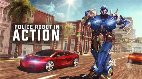 Flying Police Robot Fighting Para Android Descargar