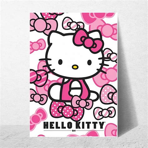 Affiches Hello Kitty Pop Art Blocks