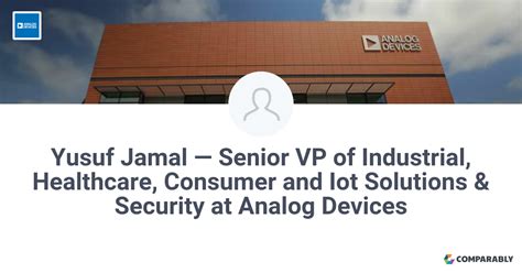 Yusuf Jamal — Senior Vp Of Industrial Healthcare Consumer And Iot Solutions And Security At
