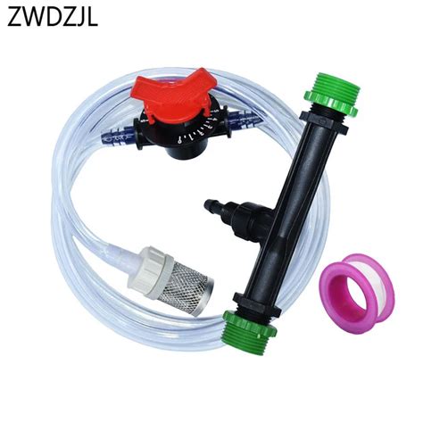 벤츄리 비료 인젝터 12 34 관개 벤츄리 시스템 농업 온실 용 자동 비료 키트 1 세트watering Kits