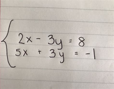 Solved Solve This Linear System With All The Steps And Solve