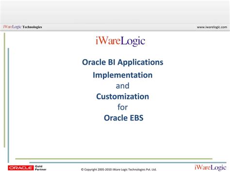 Oracle Bi Applications Implementation And Customization For Oracle Ebs