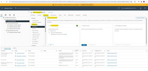 Set Up And Deploy A Vmware Esxi Host Cluster And Datastore Cluster