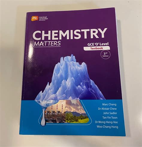 Upper Secondary Chemistry Textbook 3rd Edition Hobbies And Toys Books
