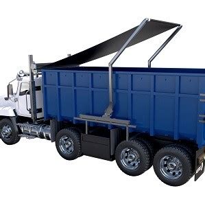 TARP GUY Aero The Lid Sidewinder System Side Flip Tarp System Refuse Trailer AeroForce ROC