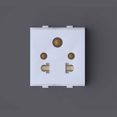 White Socket With Shutter In Switch Socket At Best Price In Rajkot Wintoss Electricals